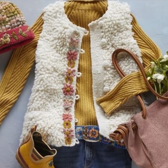 Anthropologie | Jackets & Coats | Nwt Vest French Knot For Sundance ...